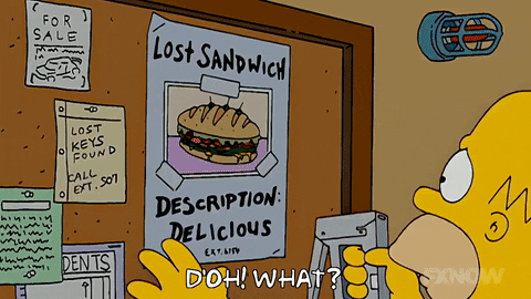 Homer Simpson Sandwich GIF - Find & Share on GIPHY