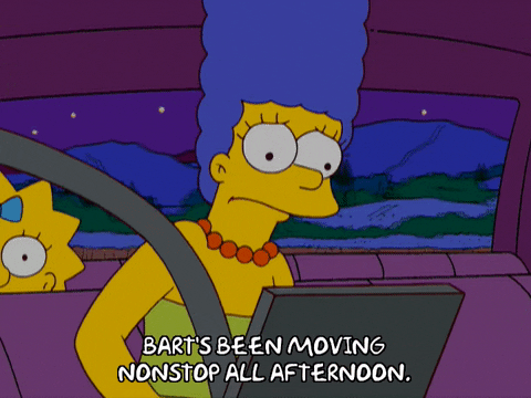 Marge Simpson Reading GIF - Find & Share on GIPHY