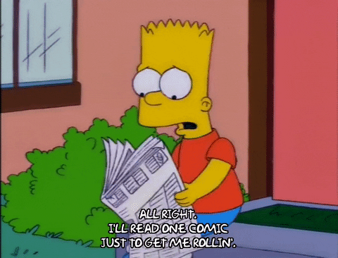 Read Bart Simpson GIF - Find & Share on GIPHY