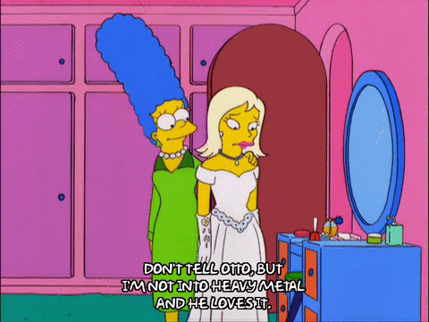 Marge Homer Wedding