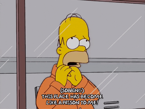 Sad Homer Simpson GIF - Find & Share on GIPHY