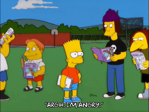 Bart Simpson Reading GIF - Find & Share on GIPHY