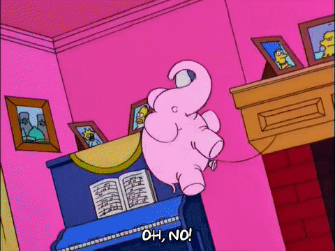Bart Simpson Elephant GIF - Find & Share on GIPHY