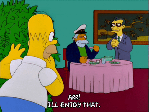 Homer Simpson Dinner GIF - Find & Share on GIPHY