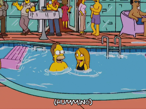 Episode 5 Swimming GIF by The Simpsons - Find & Share on GIPHY