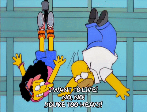 Homer Simpson Falling GIF - Find & Share on GIPHY