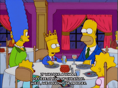 Homer Simpson Dinner GIF - Find & Share on GIPHY