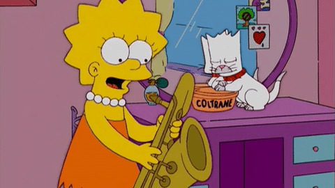 Lisa Simpsons Saxophone GIFs - Find & Share on GIPHY
