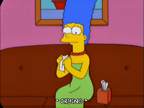 Marge Simpson Crying GIF - Find & Share on GIPHY