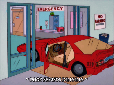 Episode 18 Crashed Car GIF - Find & Share on GIPHY