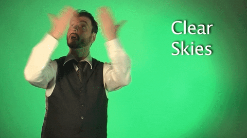 Sign Language Clear Skies GIF by Sign with Robert - Find & Share on GIPHY