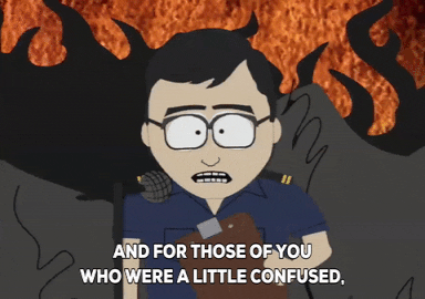 Confused Hell Director GIF by South Park - Find & Share on GIPHY