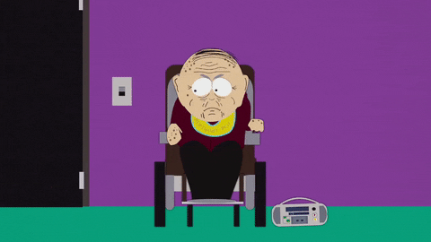 Grandpa Marvin Marsh Wheel Chair GIF by South Park - Find & Share on GIPHY