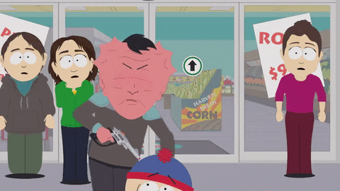 Stan Marsh Gun GIF by South Park - Find & Share on GIPHY