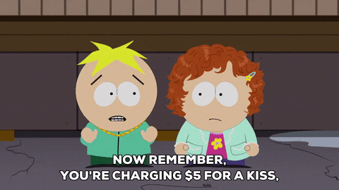 Butters Stotch Kiss GIF by South Park - Find & Share on GIPHY