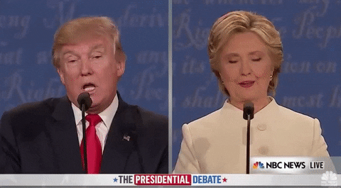 Presidential Debate GIF by Election 2016 - Find & Share on GIPHY