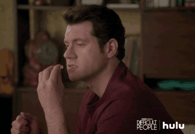 Difficult People Eating GIF by HULU - Find & Share on GIPHY