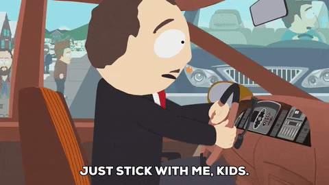 Driving Car Crash GIF by South Park - Find & Share on GIPHY