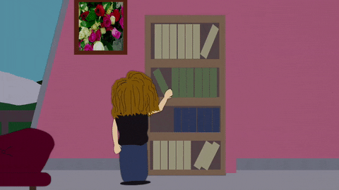 Books Bookshelf GIF by South Park - Find & Share on GIPHY