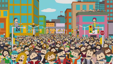 Crowd Yelling GIF by South Park - Find & Share on GIPHY