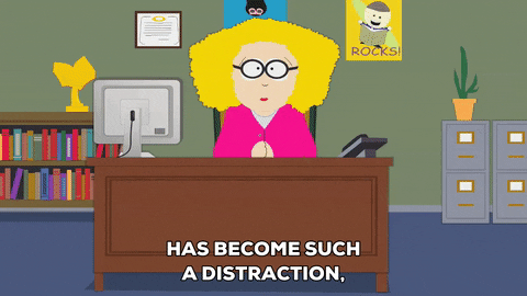 Desk Librarian GIF by South Park - Find & Share on GIPHY