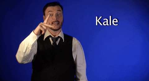 Sign Language Kale GIF by Sign with Robert - Find & Share on GIPHY