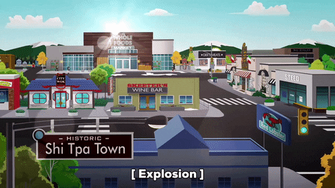 Explosion Changing GIF by South Park - Find & Share on GIPHY