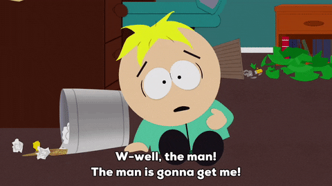 Scared Butters Stotch GIF by South Park - Find & Share on GIPHY