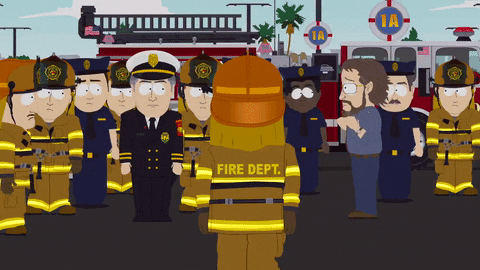 Fire Department Police GIF by South Park - Find & Share on GIPHY