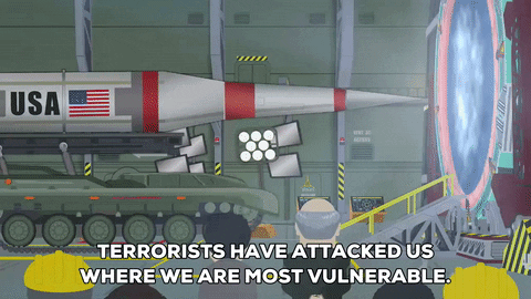 Rocket Terrorism GIF by South Park - Find & Share on GIPHY