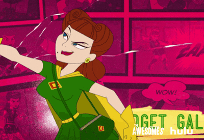 The Awesomes Gadget Gal GIF by HULU - Find & Share on GIPHY