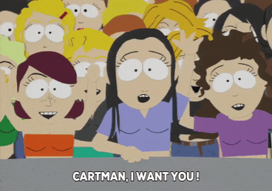 Happy Fan Girl GIF by South Park - Find & Share on GIPHY