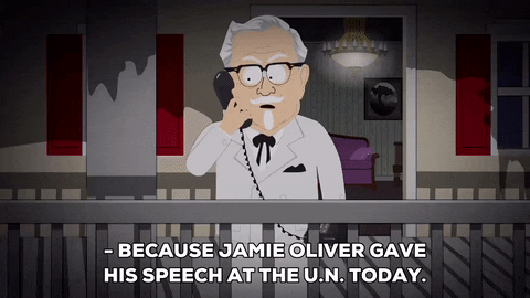 Inquire Colonel Sanders GIF by South Park - Find & Share on GIPHY