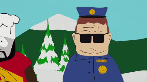Police Officer Barbrady GIF by South Park - Find & Share on GIPHY