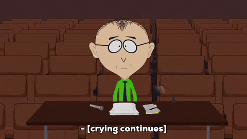 Mr. Mackey Crying GIF by South Park - Find & Share on GIPHY