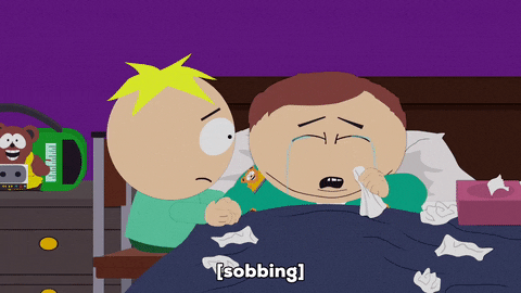 Sad Eric Cartman GIF by South Park - Find & Share on GIPHY