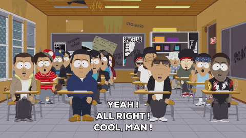 Students Excitement GIF by South Park - Find & Share on GIPHY