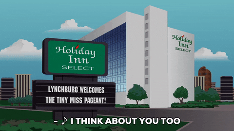 Holiday Inn Hotel GIF by South Park - Find & Share on GIPHY