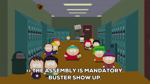 Eric Cartman Hallway GIF by South Park - Find & Share on GIPHY