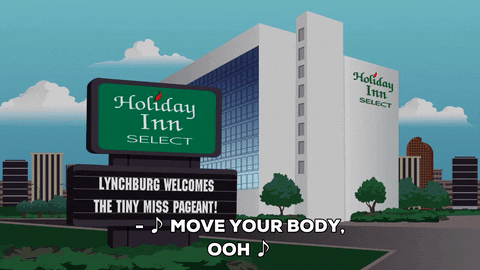 Beauty Pageant Hotel GIF by South Park - Find & Share on GIPHY