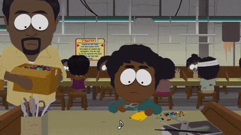Slavery Sweatshop GIF by South Park - Find & Share on GIPHY