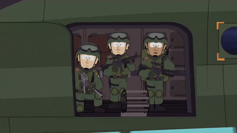 Plane Army GIF by South Park - Find & Share on GIPHY
