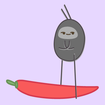 Red Pepper Dancing GIF by bakubaku the cockroach - Find & Share on GIPHY