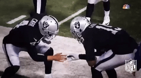 Oakland Raiders Handshake GIF by NFL - Find & Share on GIPHY