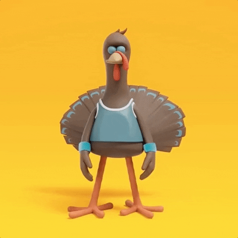 Christmas Turkey GIF by PayPal UK - Find & Share on GIPHY