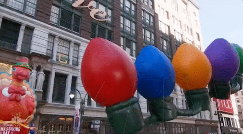 Bulbs Lightbulbs GIF by The 91st Annual Macy’s Thanksgiving Day Parade ...