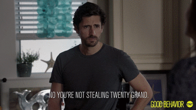 Tnt Stealing GIF by Good Behavior - Find & Share on GIPHY