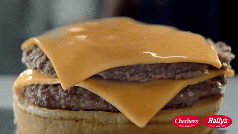 Burger Cheeseburger GIF by Checkers & Rally's - Find & Share on GIPHY