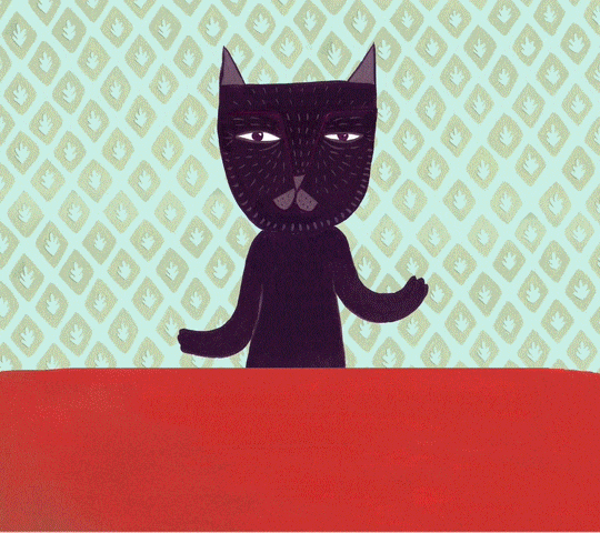 Cat Etiquette GIF by joanramone - Find & Share on GIPHY
