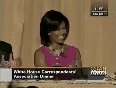 Michelle Obama Clapping GIF by Obama - Find & Share on GIPHY